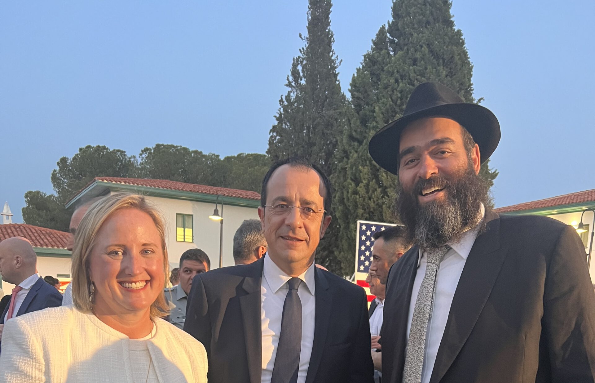 USA Independance Day Ceremony - Chief Rabbinate of Cyprus